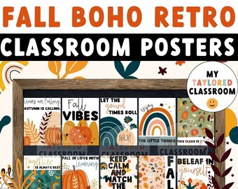 Boho Retro Classroom - Etsy