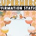 Affirmation Station Superhero Theme | Superhero Classroom Decor - Etsy