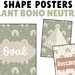 Plant Boho Neutral Classroom Posters Plant Classroom Decor - Etsy