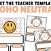Plant Boho Neutral Teacher Toolbox Kit EDITABLE Plant Classroom Decor ...