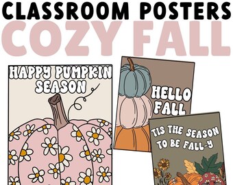 Cozy Fall Classroom Posters | Fall Classroom Posters | Fall Classroom ...