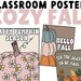 Cozy Fall Classroom Posters | Fall Classroom Posters | Fall Classroom ...