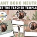 Plant Boho Neutral Classroom Decor Bundle | Plant Classroom Decor ...