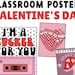 Valentine's Day Retro Groovy Classroom Posters | Valentine's Day ...