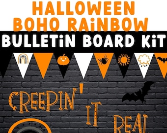 Halloween Bulletin Board Classroom Decor Door Display - Etsy
