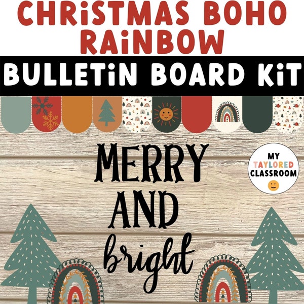 Christmas Bulletin Board Kit - Etsy