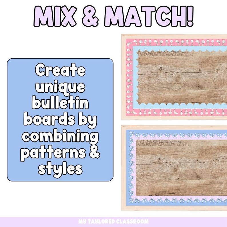 Pastel Spring Bulletin Board Borders | Spring Picnic Classroom Decor ...