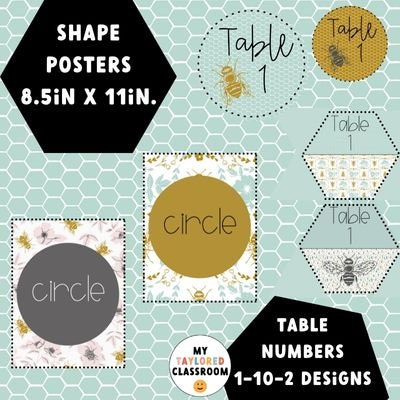 Vintage Bees Classroom Decor Bee-themed Classroom Decor - Etsy