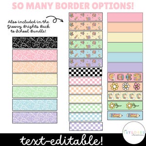 Groovy Brights Bulletin Board Kit | EDITABLE | Back to School Bulletin ...