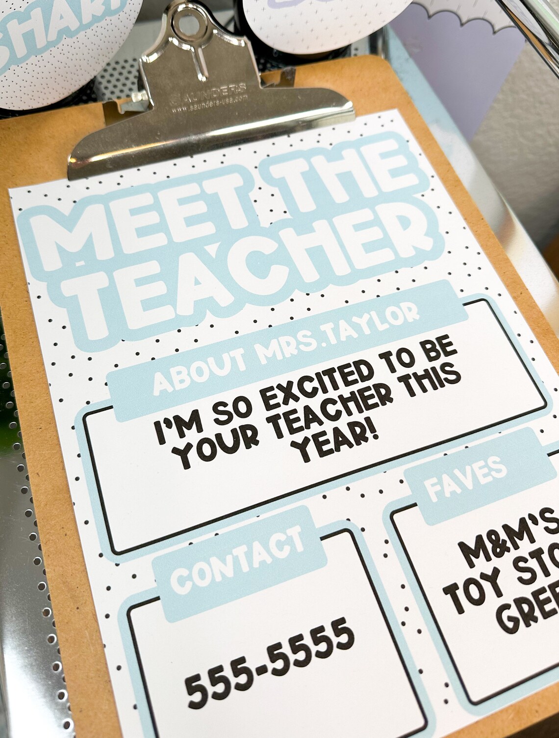 Pastel Rainbow Meet the Teacher Templates EDITABLE Pastel Classroom ...