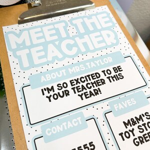 Pastel Rainbow Meet the Teacher Templates EDITABLE Pastel Classroom ...