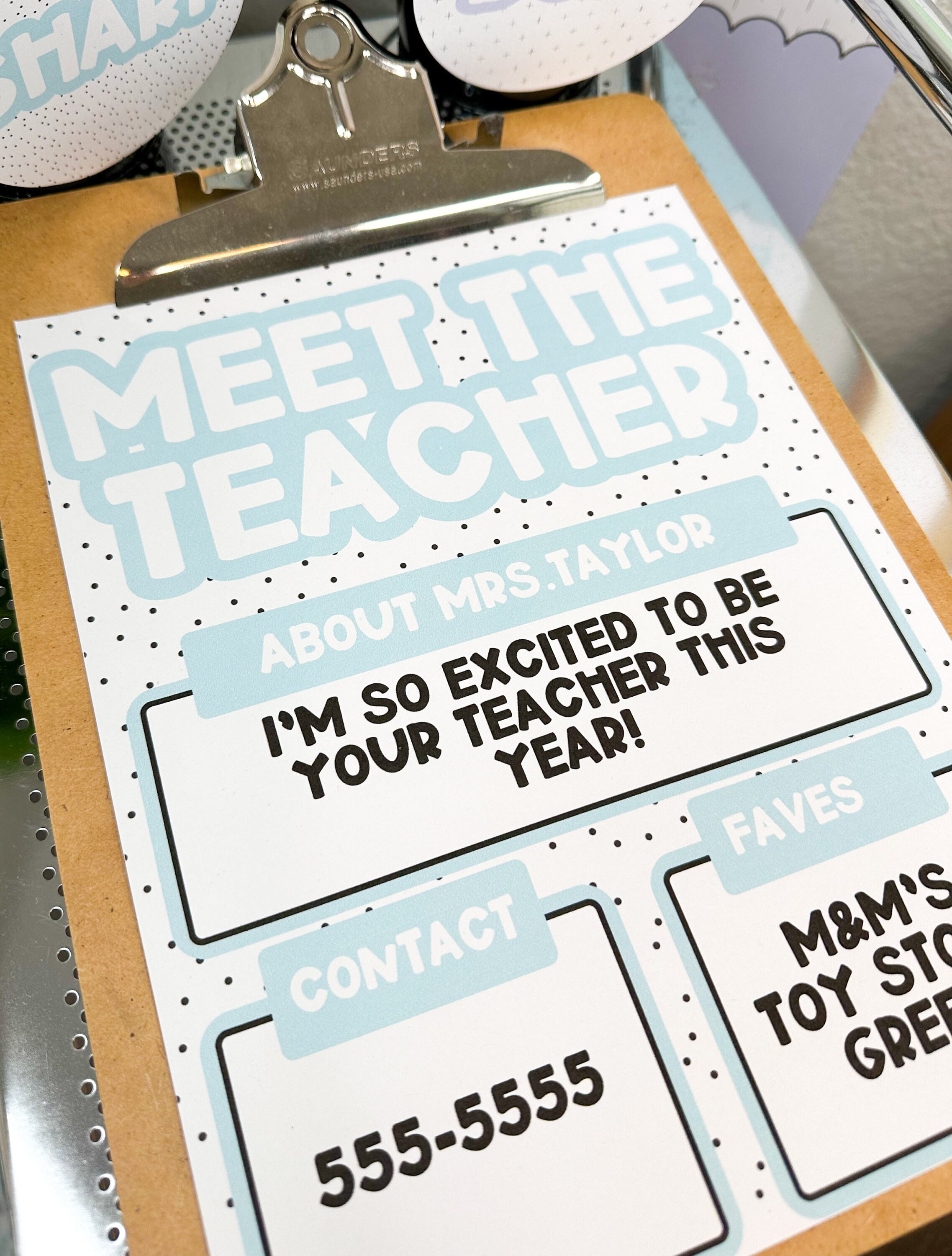 Pastel Rainbow Meet the Teacher Templates EDITABLE Pastel Classroom ...