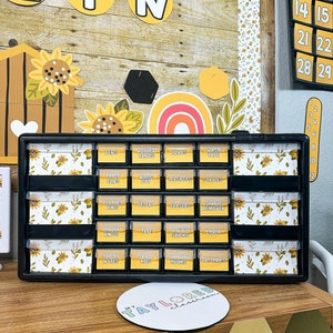 Honeybee Classroom Decor | EDITABLE | Bee-themed Classroom Decor - Etsy