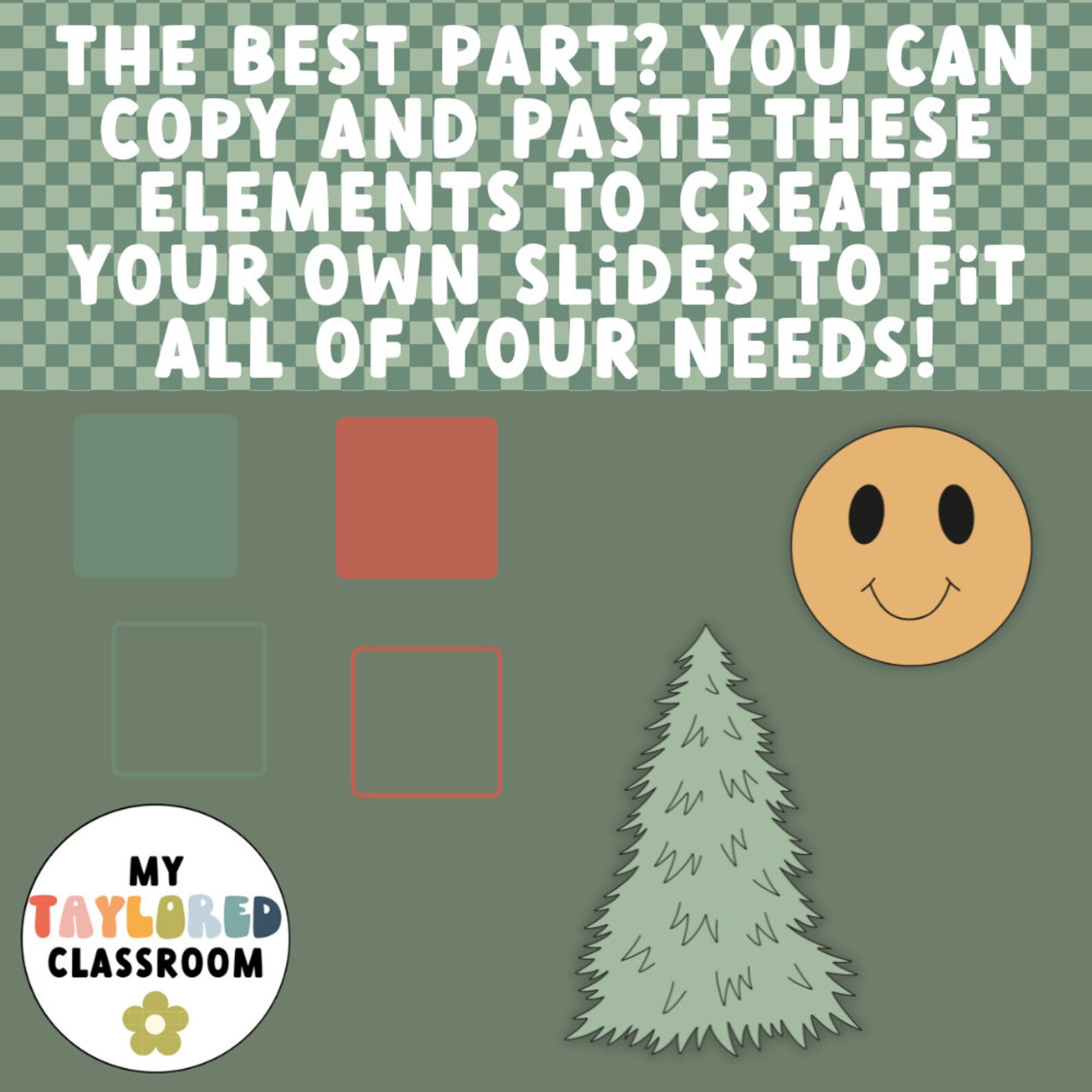 Christmas Retro Groovy Google Slides Templates - Etsy