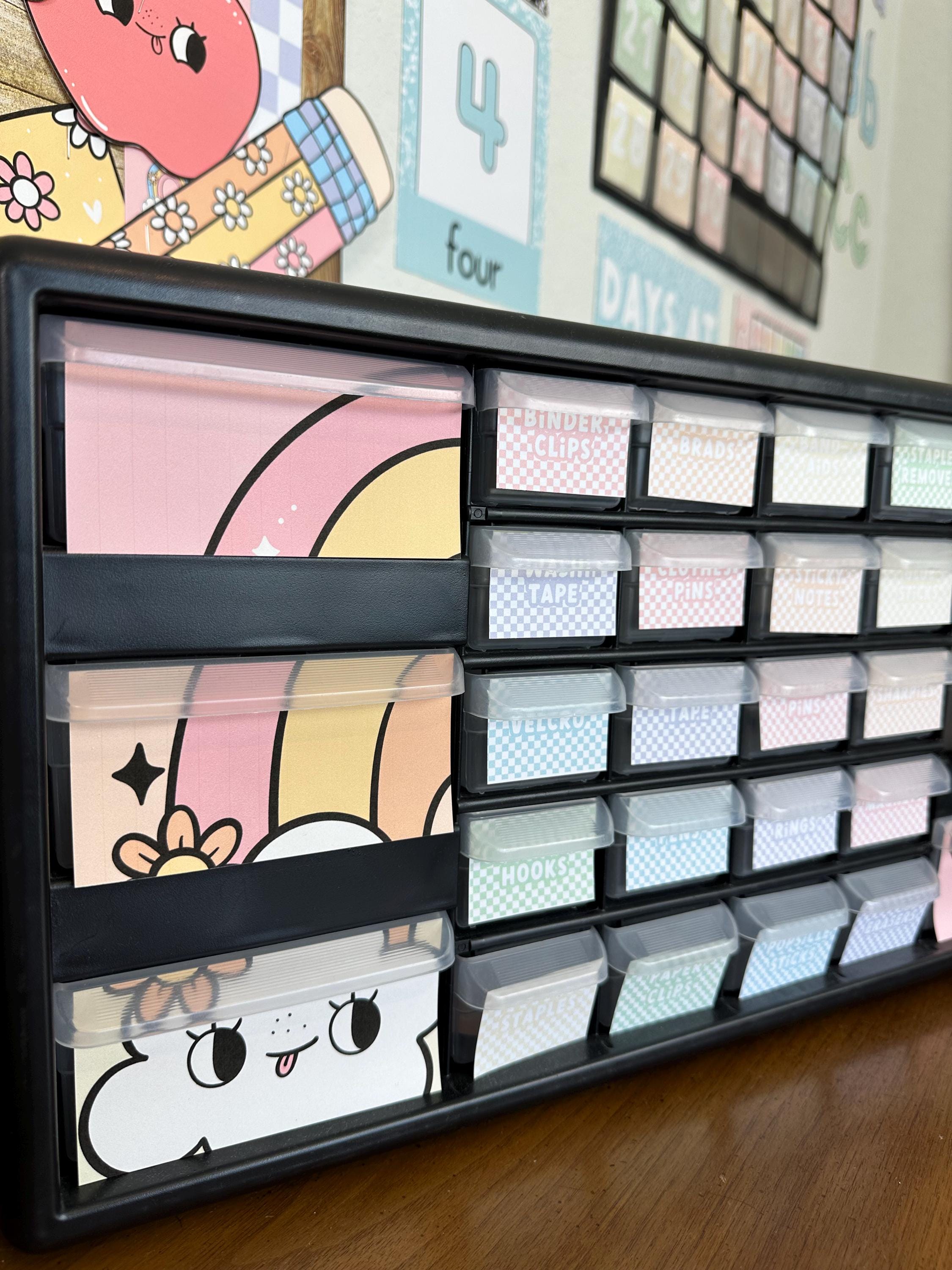 Groovy Brights Classroom Decor Bundle – Editable - Composition Notebook ...