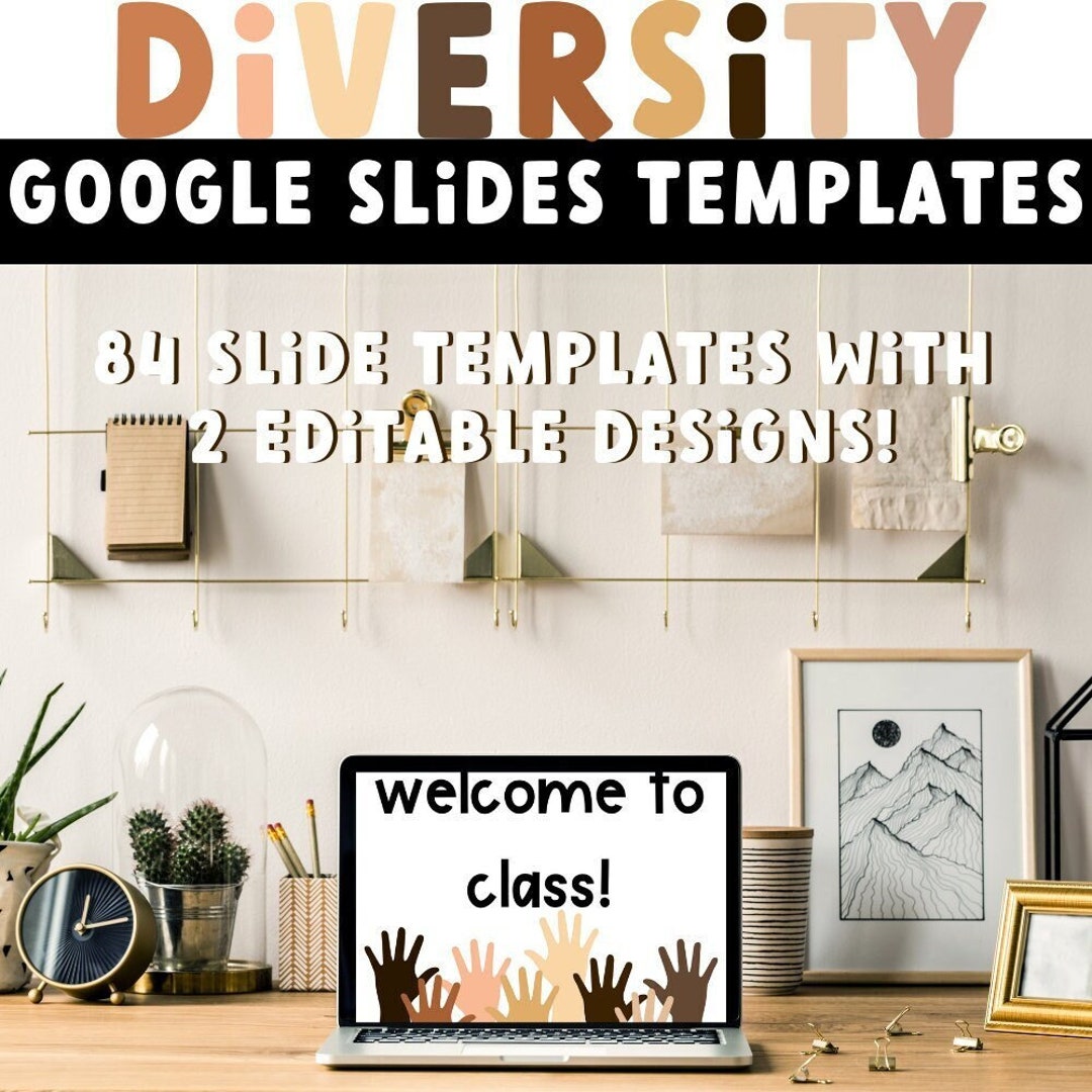 Diversity Google Slides Templates | Diversity Classroom Decor - Etsy