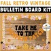 Fall Retro Vintage Bulletin Board Kit Fall Classroom Decor - Etsy