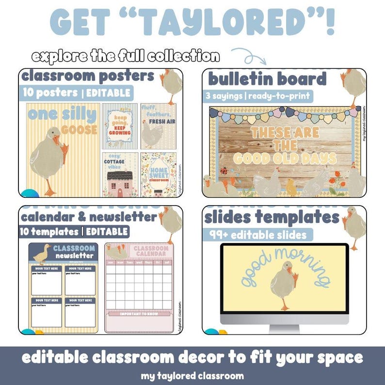 Rolling Cart Labels EDITABLE Vintage Cottage Classroom Decor - Etsy