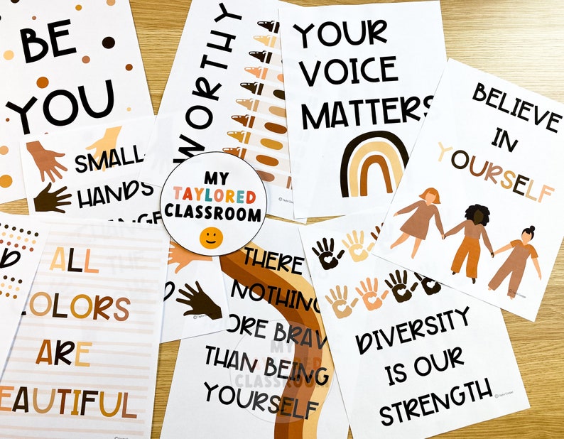 Diversity Posters | Diversity Classroom Posters - Etsy