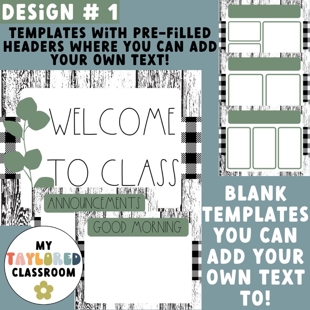 Modern Farmhouse Google Slides Templates | EDITABLE | Farmhouse ...