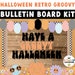 Halloween Retro Groovy Bulletin Board Kit or Door Decor Halloween ...