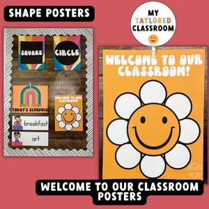 Retro Rainbow Classroom Decor | EDITABLE | Retro Classroom Decor - Etsy