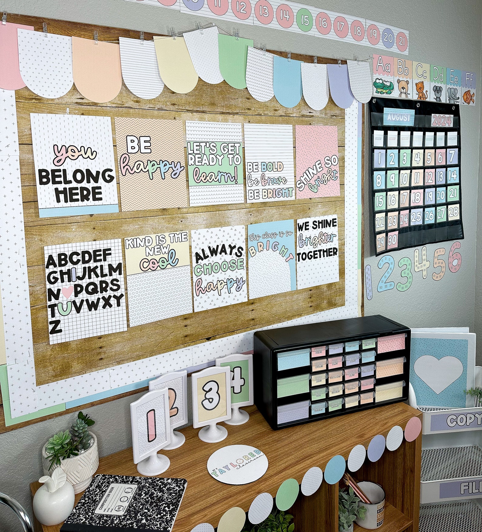 Pastel Rainbow Classroom Posters | EDITABLE | Pastel Classroom Decor - Etsy