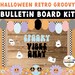 Halloween Retro Groovy Bulletin Board Kit or Door Decor Halloween ...