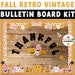 Fall Retro Vintage Bulletin Board Kit Fall Classroom Decor - Etsy