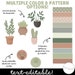 Plant Boho Neutral Bulletin Board Kit Plant Bulletin Board Plant ...