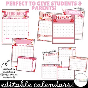 Howdy Valentine's Day Newsletter & Calendar Templates | February ...