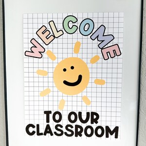 School Doodles Classroom Decor | EDITABLE | Calm Pastel Rainbow ...