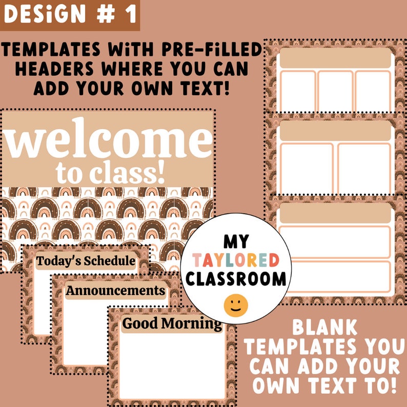 Diversity Boho Rainbow Google Slides Templates - Etsy