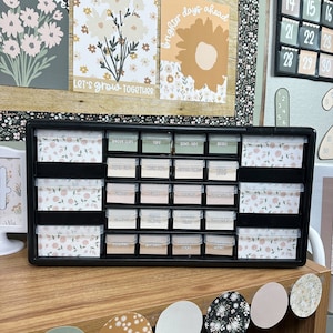 Vintage Floral Classroom Decor | EDITABLE | Vintage Classroom Decor - Etsy