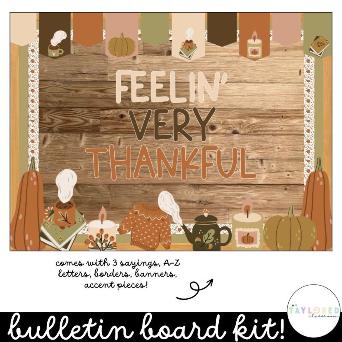 Cozy Autumn Classroom Decor Bundle | EDITABLE | Fall Classroom Decor - Etsy