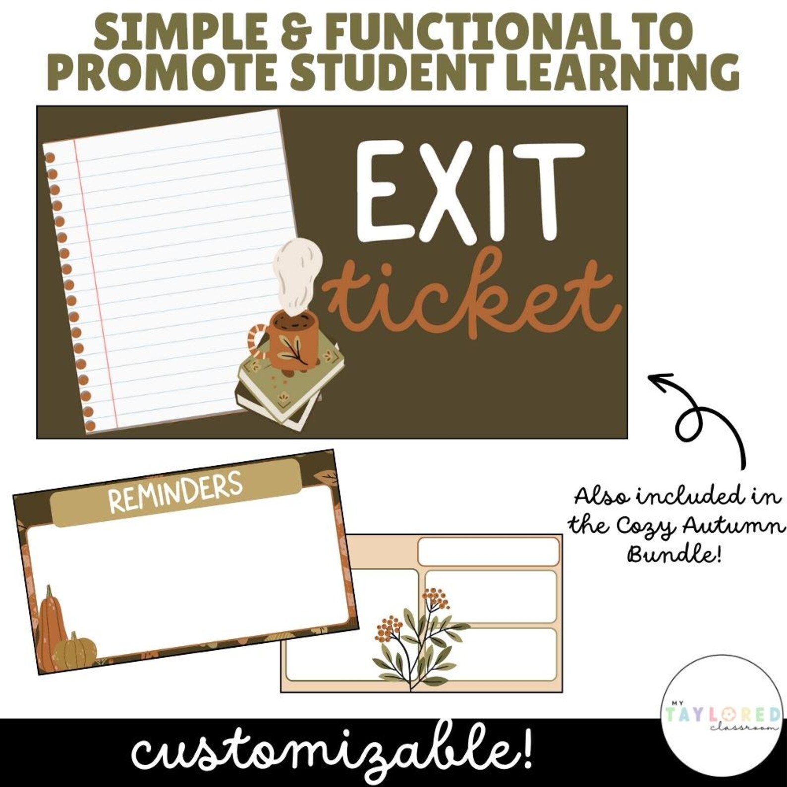 Cozy Autumn Google Slides Templates | EDITABLE | Powerpoint Slides ...