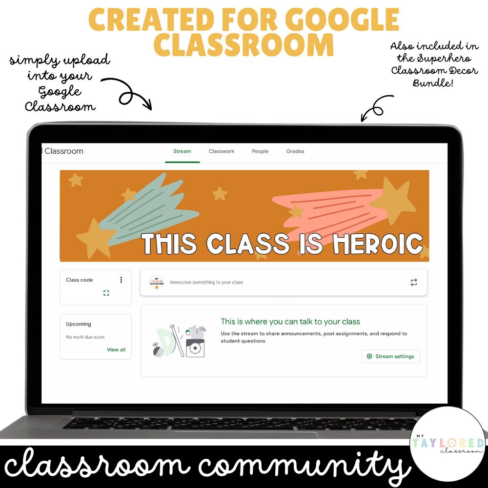 Superhero Google Classroom Headers | Superhero Classroom Decor ...