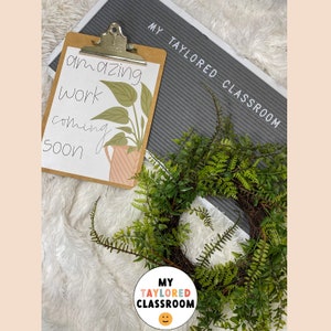 Modern Boho Classroom Decor Bundle | Boho Classroom Decor - Etsy