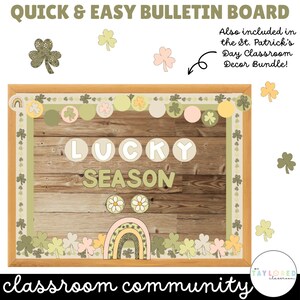 St. Patrick's Day Bulletin Board Kit St. Patty's Day - Etsy