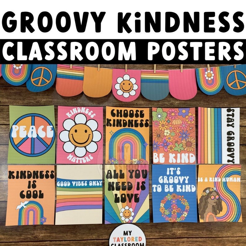 Retro Groovy Classroom Posters Retro Classroom Posters - Etsy