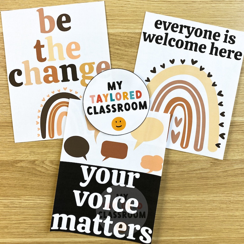 Diversity Posters Pack 3 Classroom Posters Boho Rainbow - Etsy Diversity Posters Pack 3 Classroom Posters Boho Rainbow - Etsy