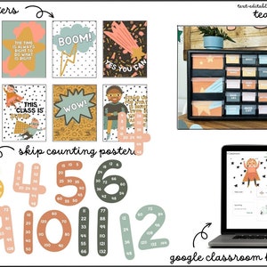 Superhero Black and White Classroom Decor | EDITABLE | Superhero ...