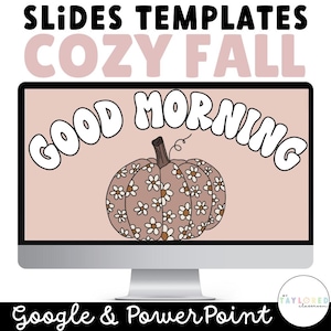Cozy Fall Google Slides Templates | EDITABLE | Powerpoint Slides | Fall ...