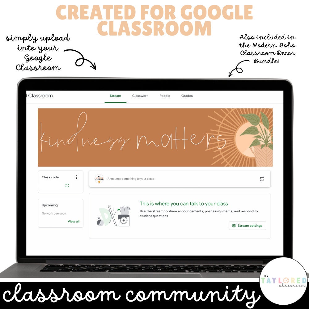 Modern Boho Google Classroom Headers Boho Classroom Decor - Etsy