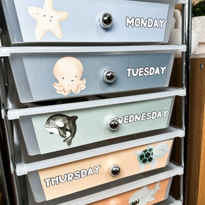 Neutral Ocean Classroom Decor | EDITABLE | Modern Ocean Classroom Decor ...