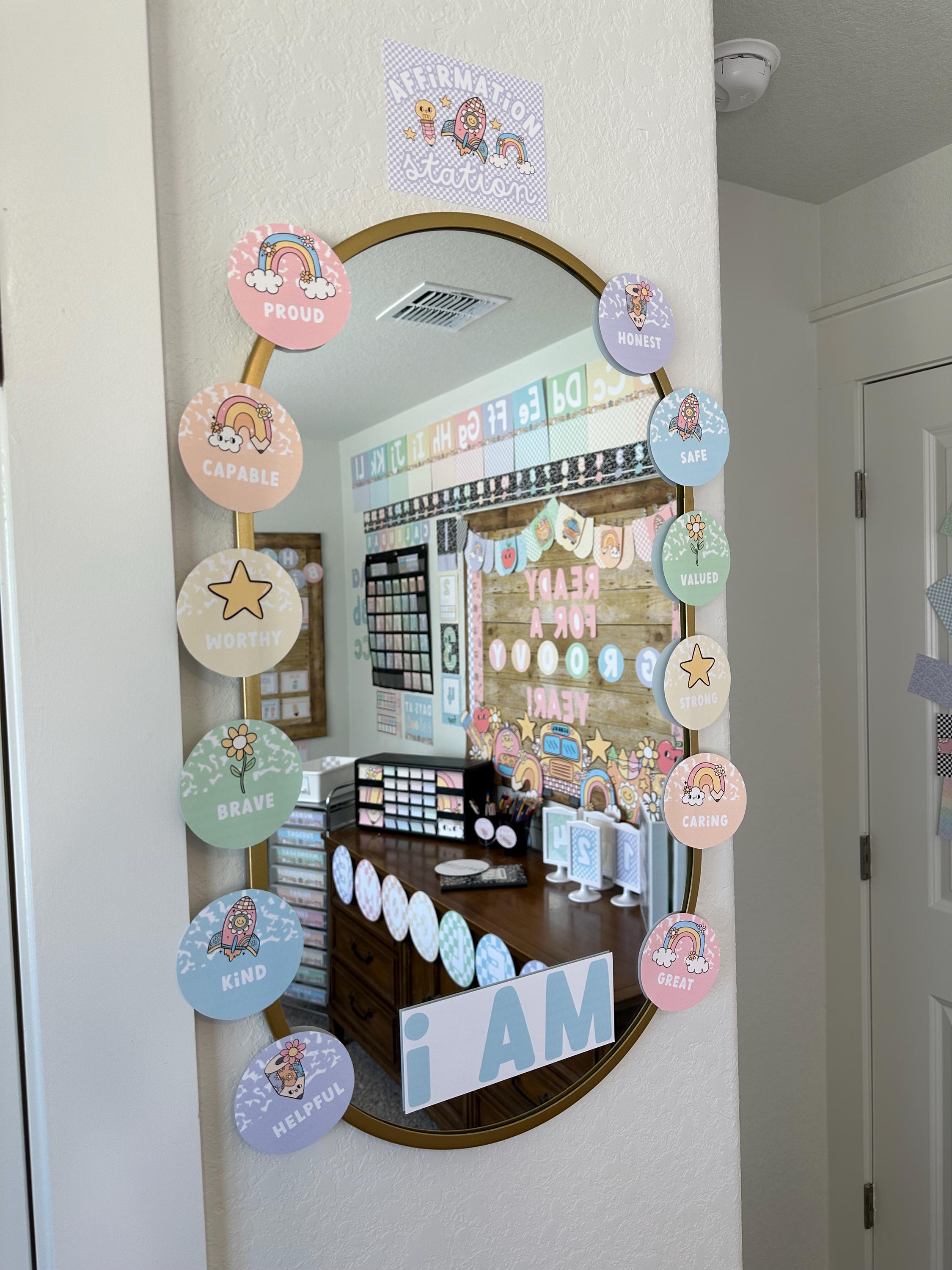 Groovy Brights Classroom Decor Bundle – Editable - Composition Notebook ...