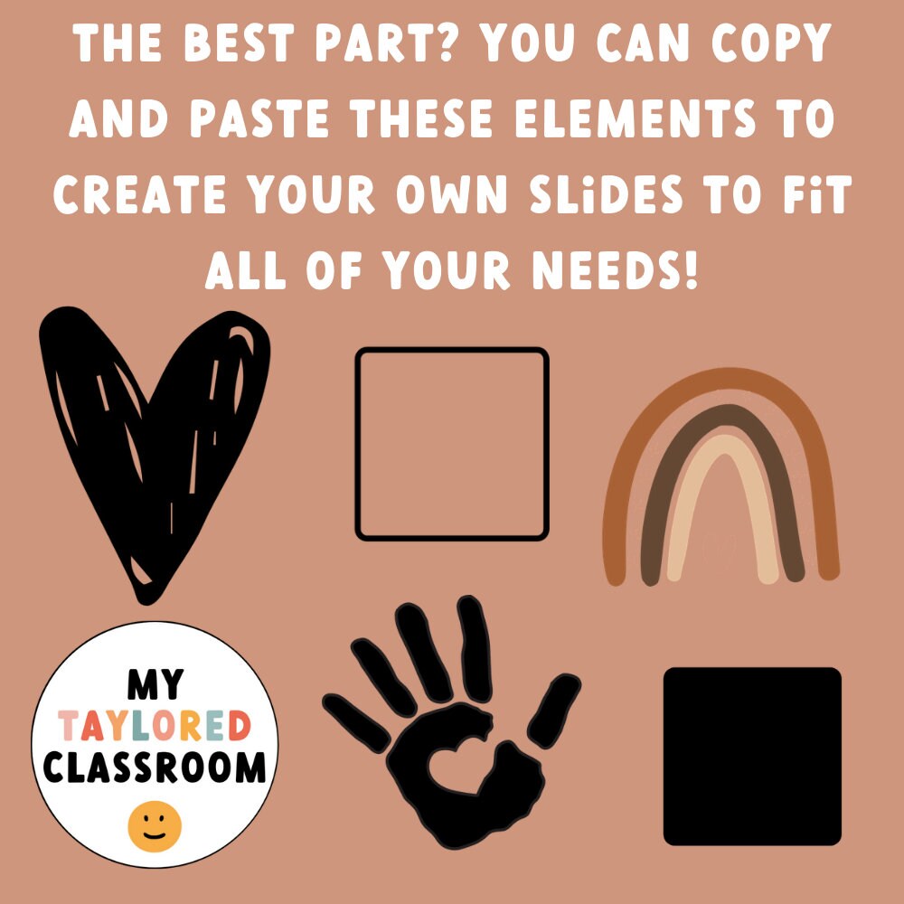 Diversity Boho Rainbow Google Slides Templates - Etsy