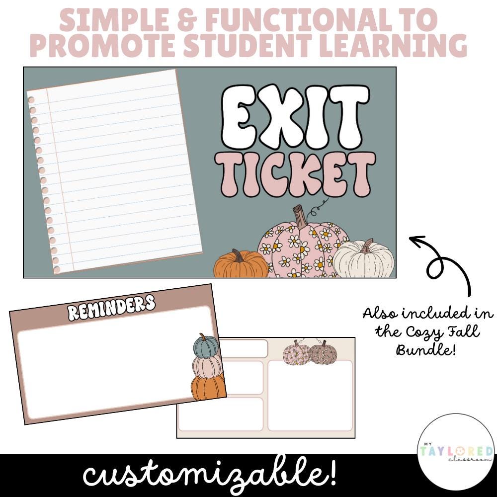 Cozy Fall Google Slides Templates | EDITABLE | Powerpoint Slides | Fall ...