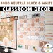 Boho Neutral Diversity Classroom Decor Black and White Classroom Decor ...
