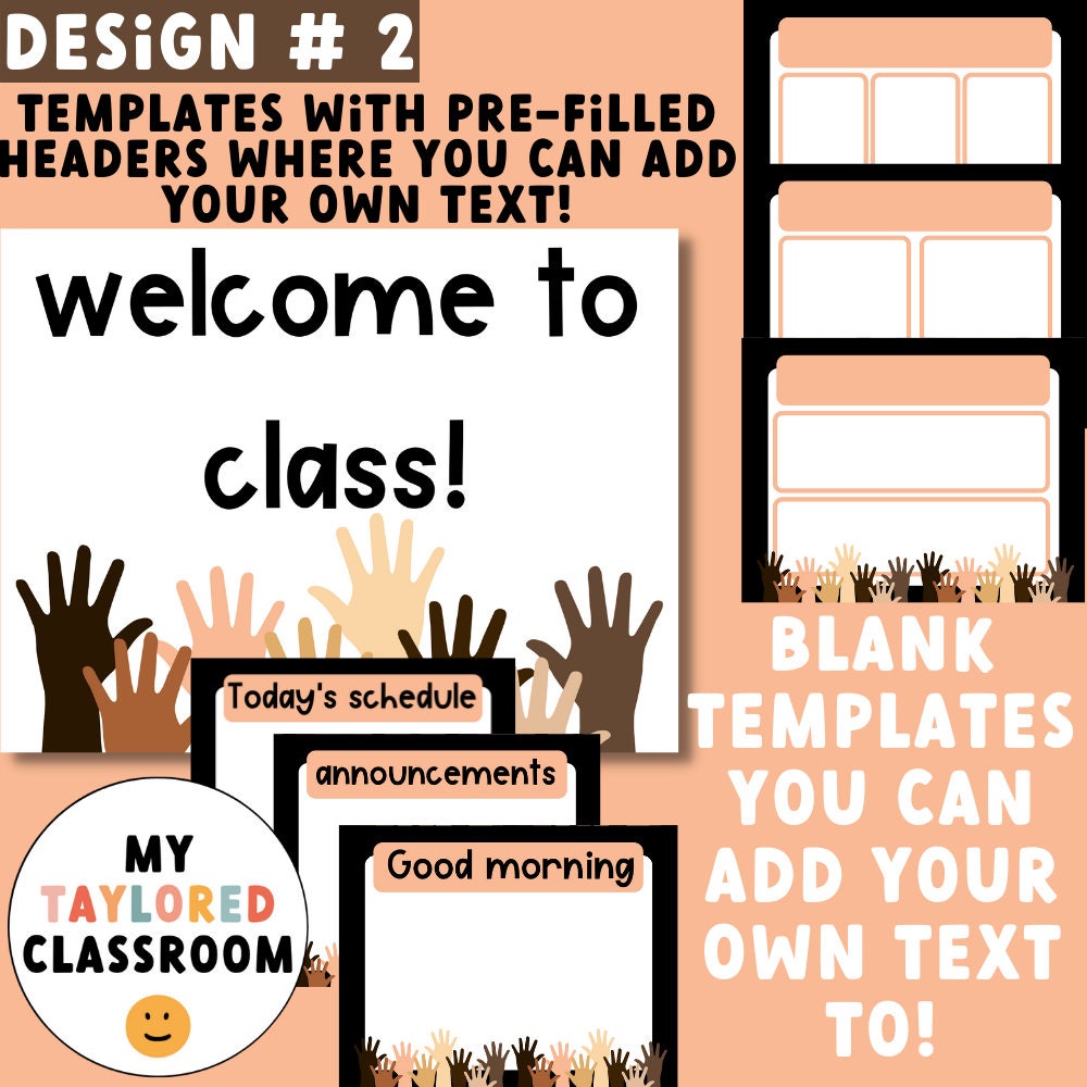 Diversity Google Slides Templates | Diversity Classroom Decor - Etsy